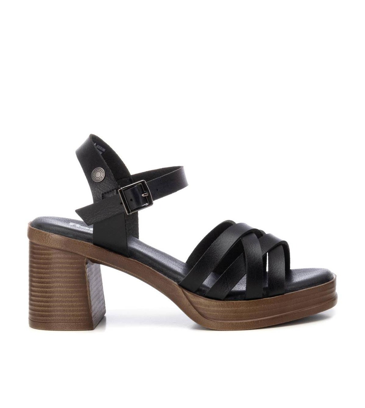 Click here for Womens Fashion Heeled Sandals Refresh By Xti - Bla... prices