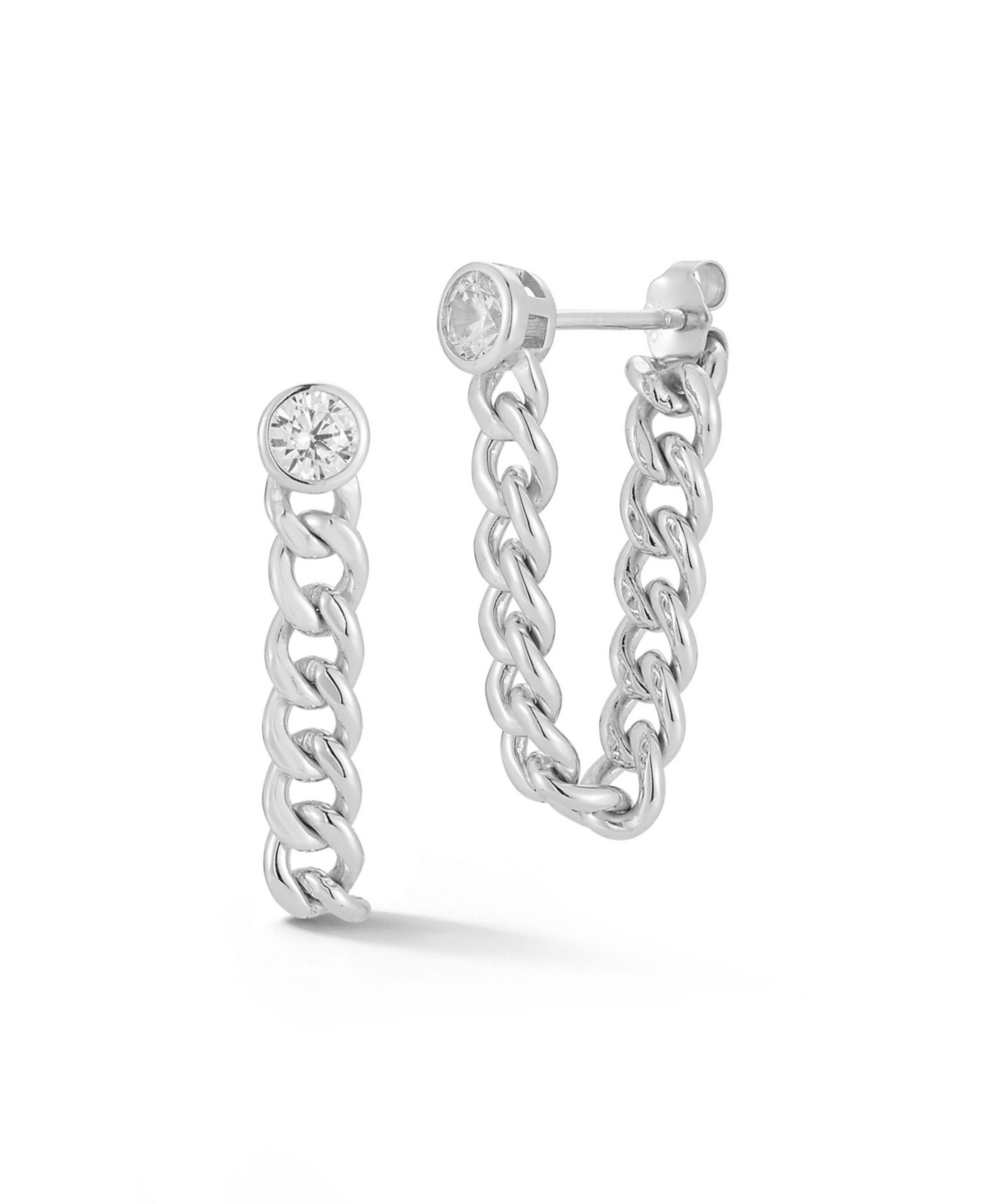 Click here for Rachel Zoe 14K Gold Plated Sterling Silver Curb Ch... prices