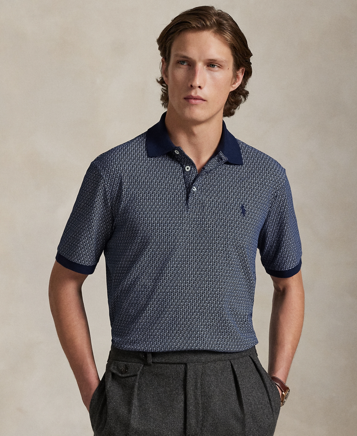 Click here for Polo Ralph Lauren Mens Classic-Fit Stretch Mesh Po... prices