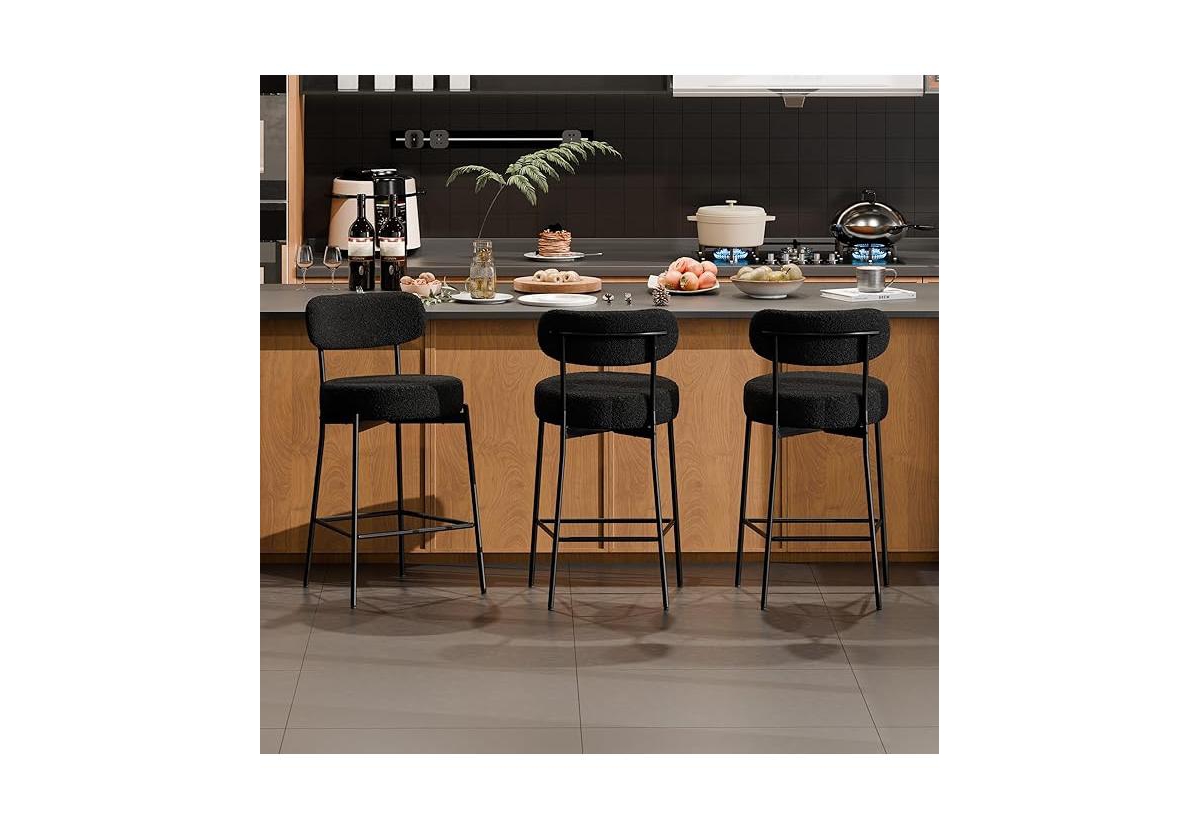 Click here for Dyhome Bar Stools Set of 3  24 Inches Modern Count... prices