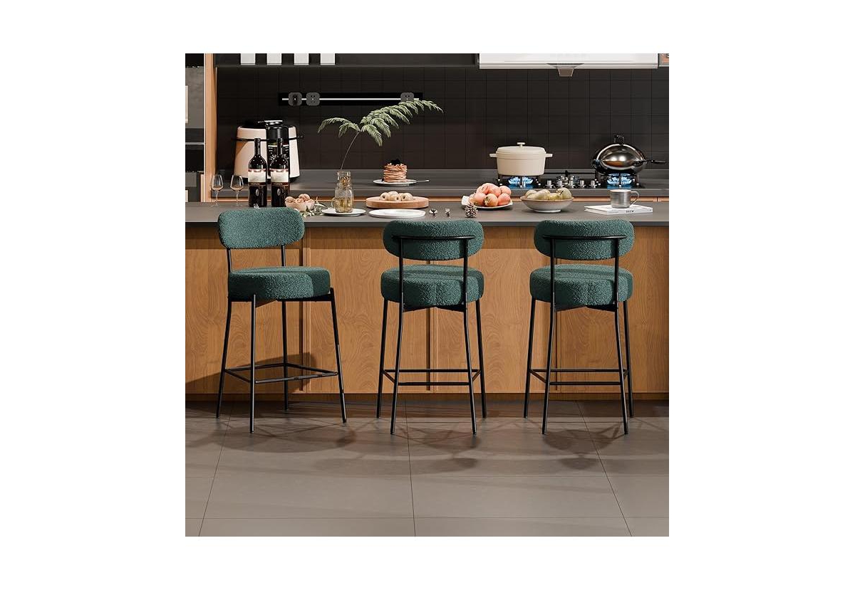 Click here for Dyhome Bar Stools Set of 3  24 Inches Modern Count... prices