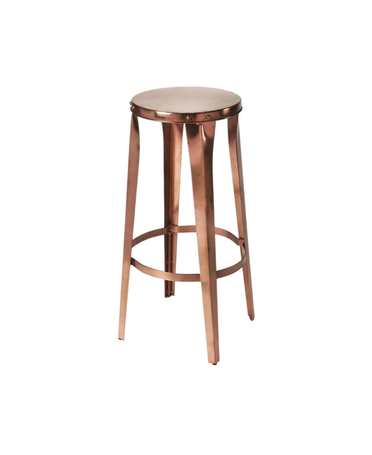 Click here for Industrial Iron Bar Stool with Backless Design at... prices