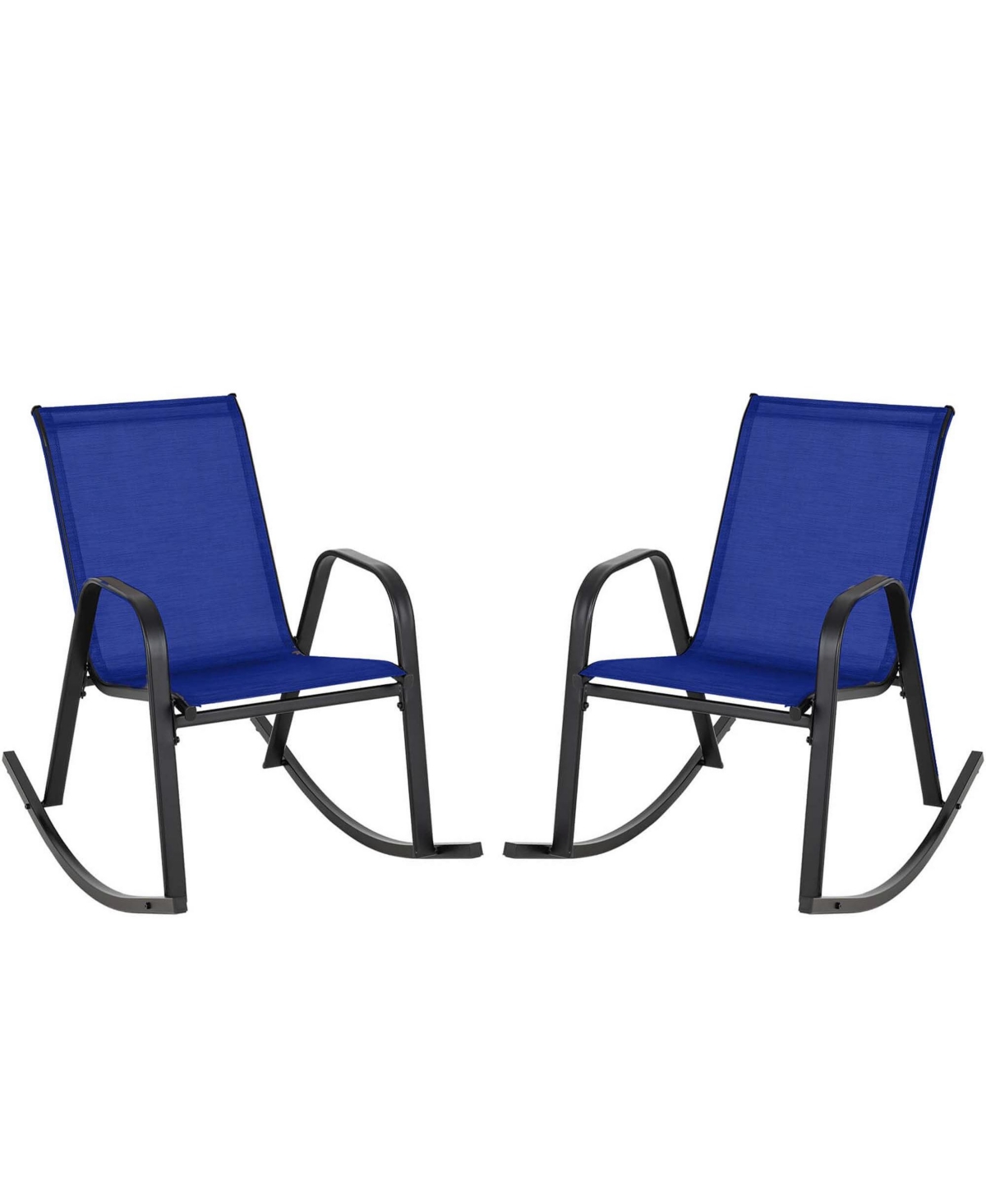 Click here for 2pcs Patio Rocking Chair Heavy-Duty Metal Rocker O... prices