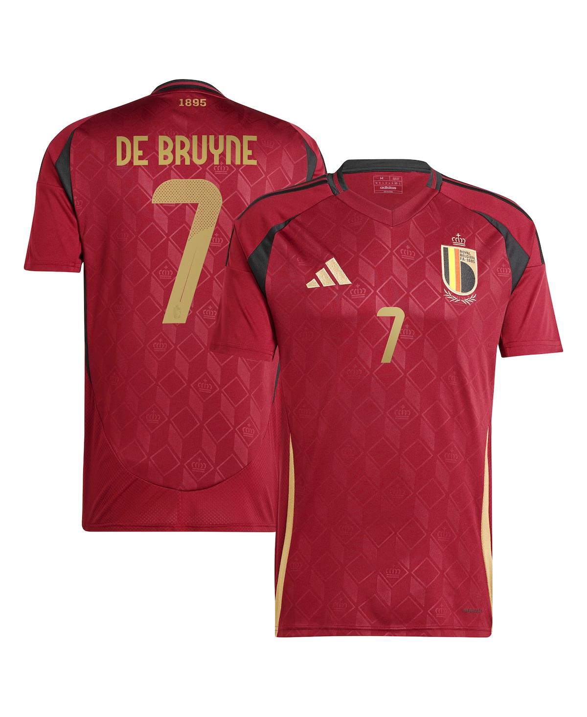 Click here for Adidas Mens Kevin De Bruyne Burgundy Belgium Natio... prices