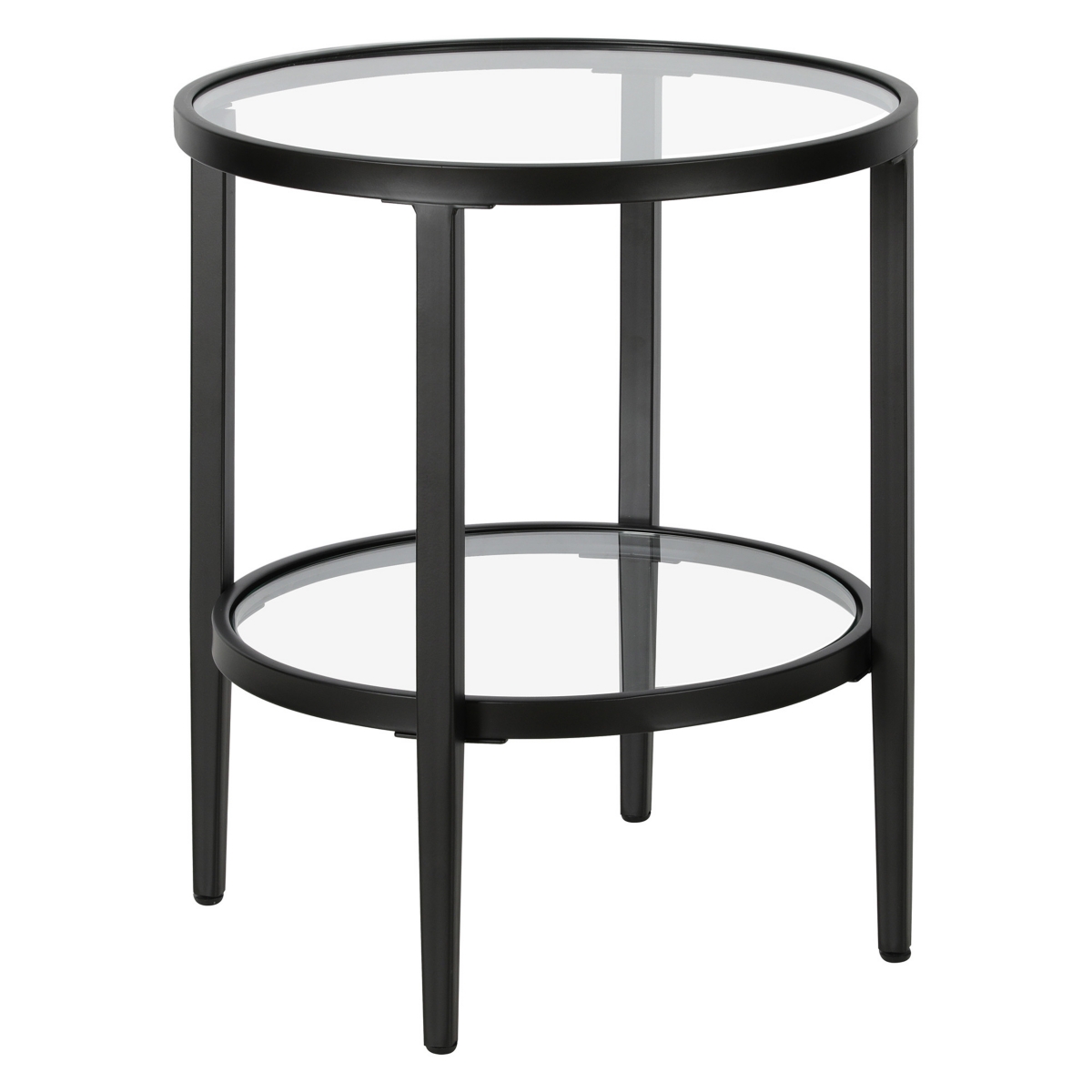 Click here for Industrial Steel Round End Table with Shelf ȁ... prices