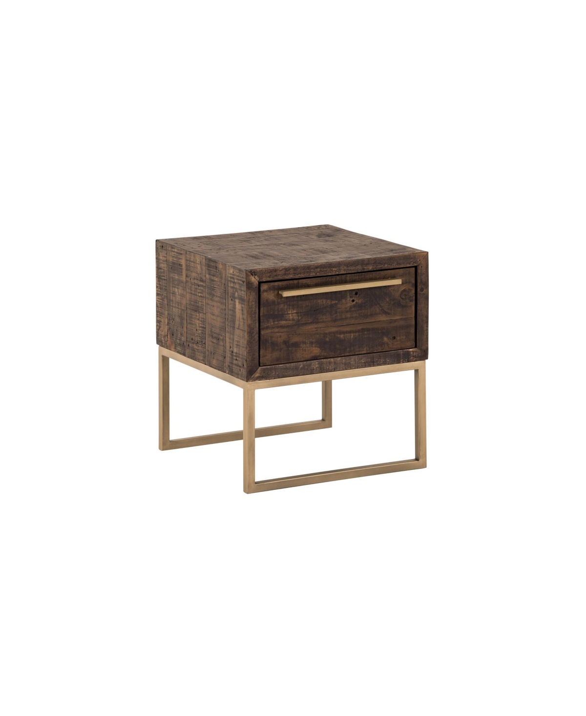Click here for Rustic Reclaimed Wood End Table with Drawer ȁ... prices