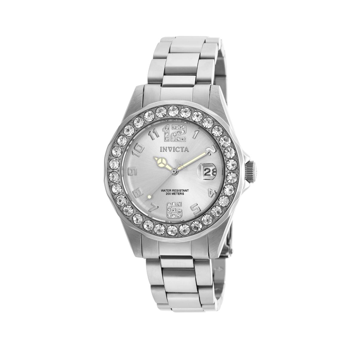 Click here for Invicta Womens 21396 Pro Diver Quartz 3 Hand Silve... prices