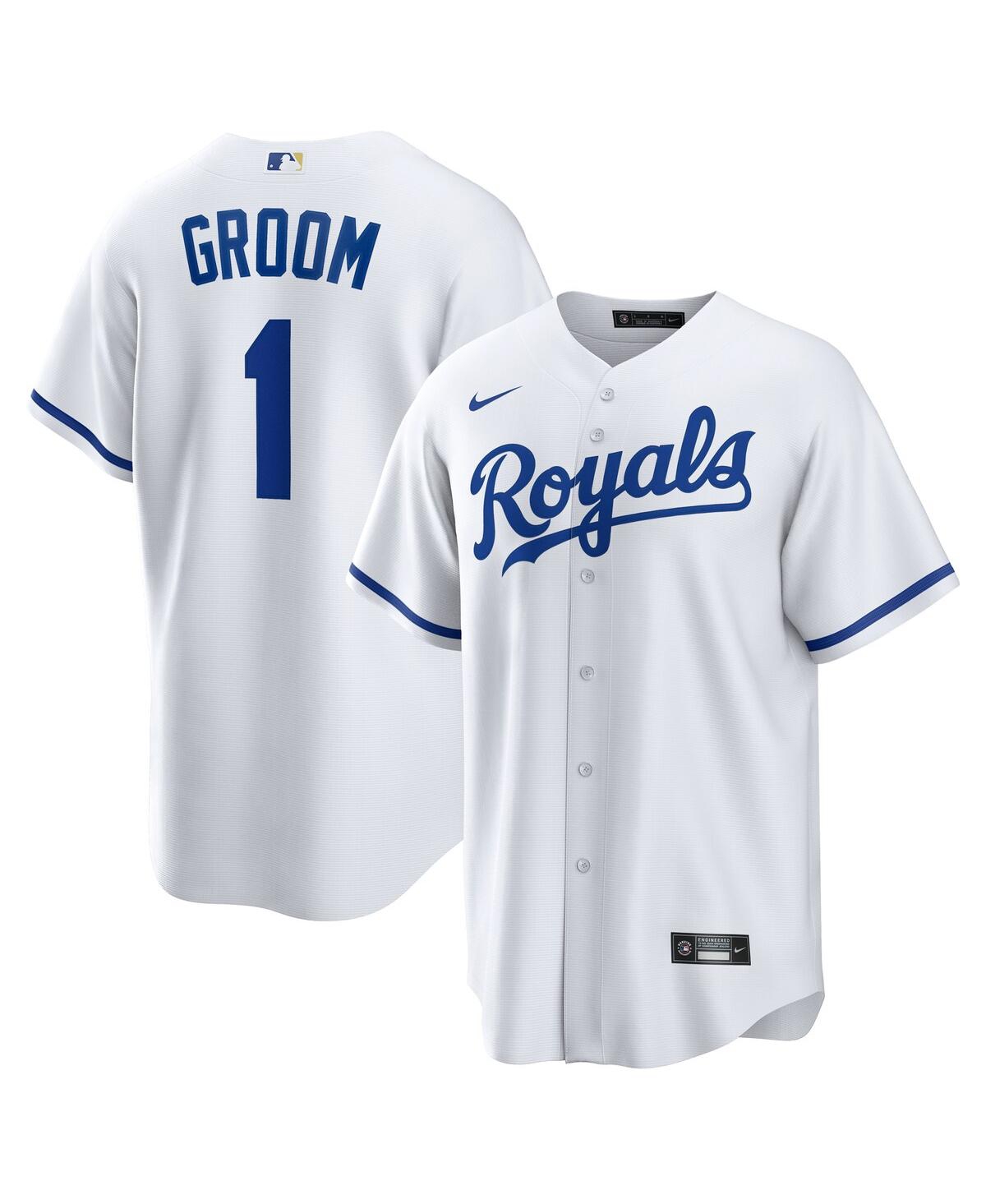 Click here for Nike Mens White Kansas City Royals 1 Groom Home Re... prices