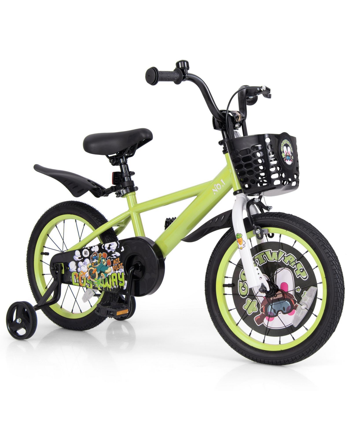 Click here for 16 Inch Kids Bike Adjustable with Storage Basket a... prices