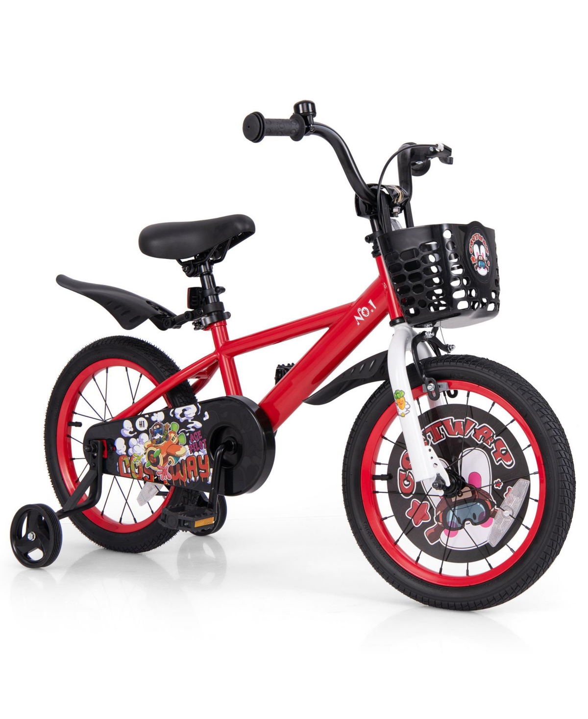 Click here for 16 Inch Kids Bike Adjustable with Storage Basket a... prices