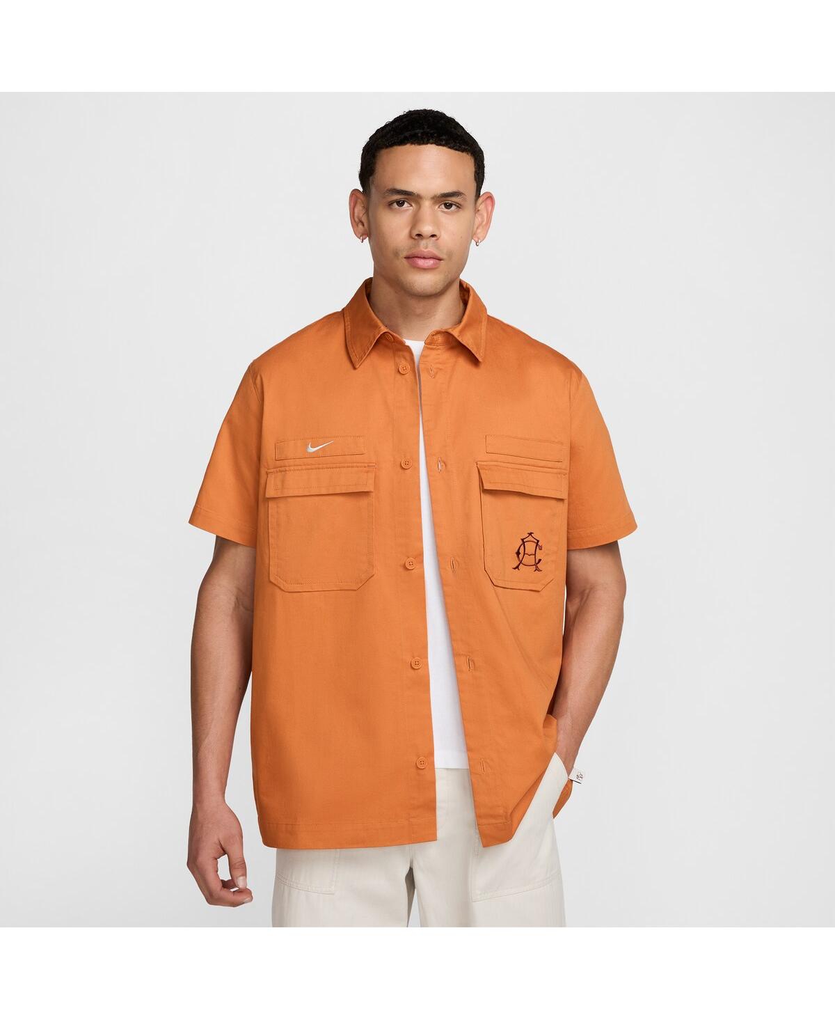 Click here for Nike Mens Burnt Orange Club America Ca x Ca Woven... prices