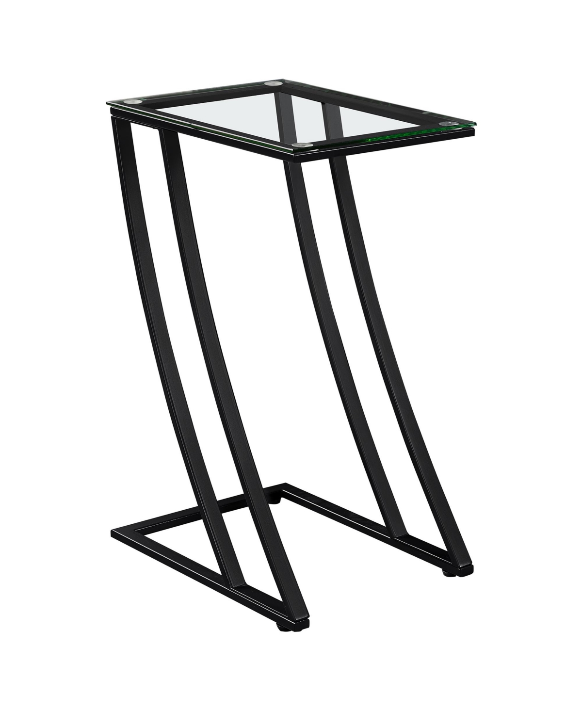 Click here for Contemporary Metal Frame Accent Table with Tempere... prices