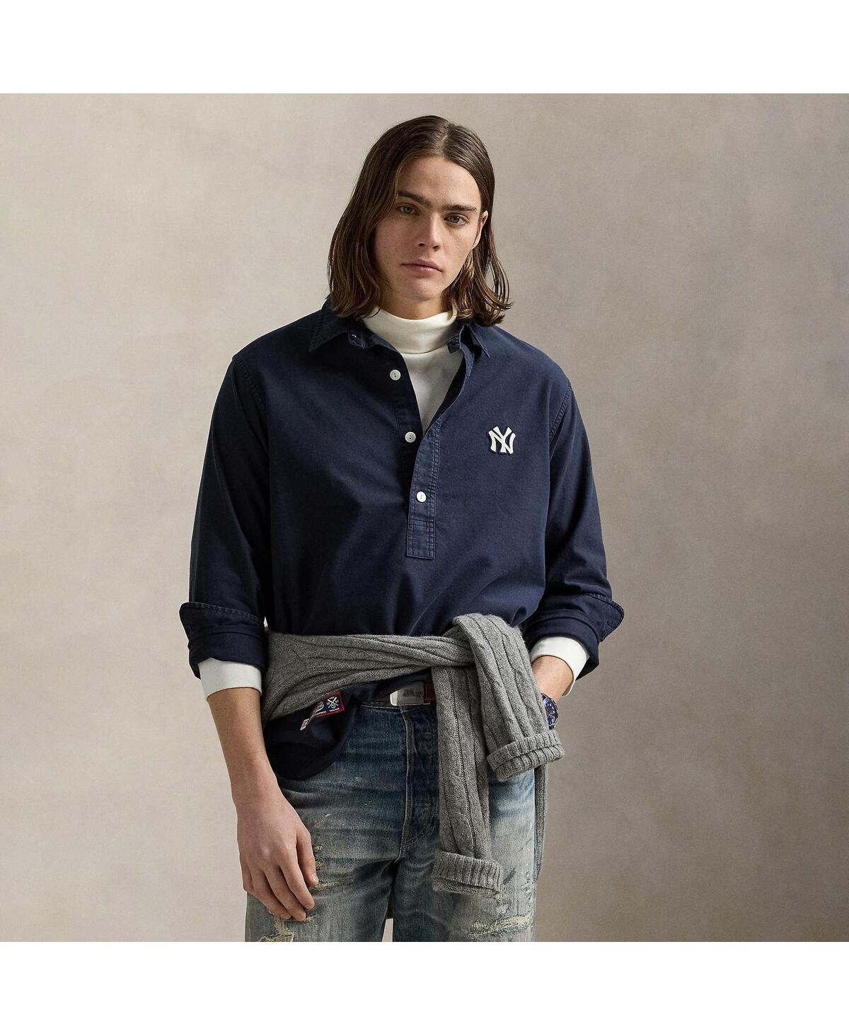 Click here for Polo Ralph Lauren Mens and Womens Navy Yankees Oxf... prices