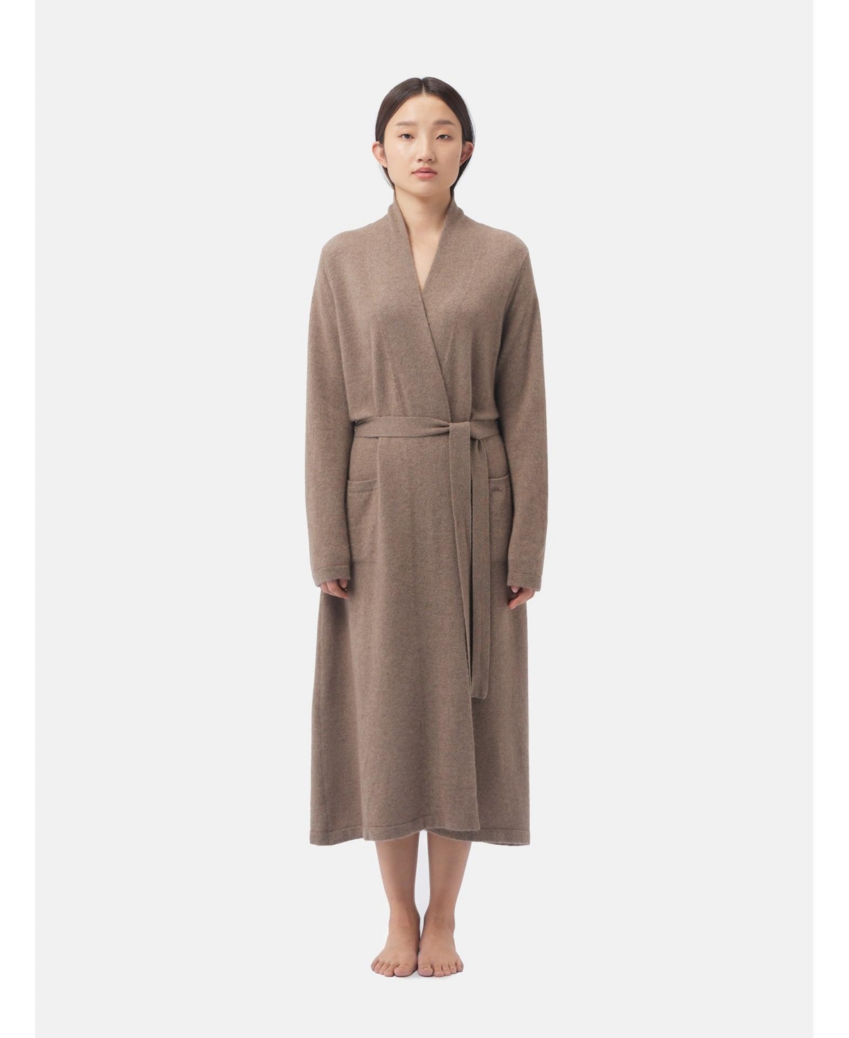 Click here for Gobi Cashmere Womens Long Cashmere Robe - Neutral-... prices