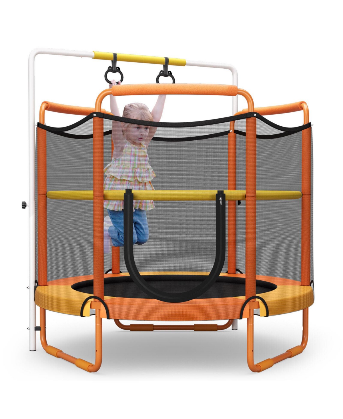 Click here for 5 Feet Kids 3-in-1 Game Trampoline with Enclosure... prices