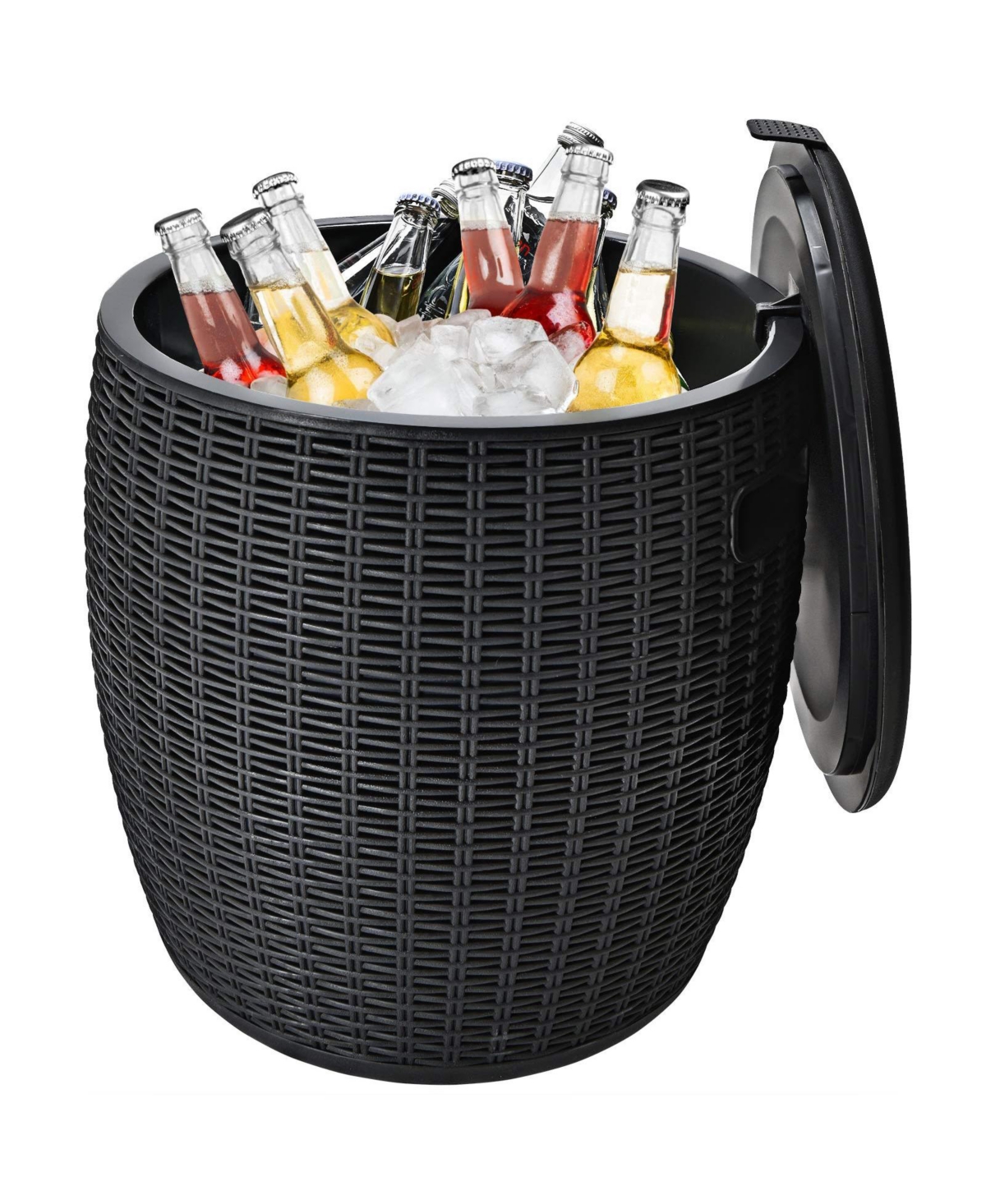 Click here for 9.5 Gallon 4-in-1 Patio Rattan Cool Bar Cocktail T... prices