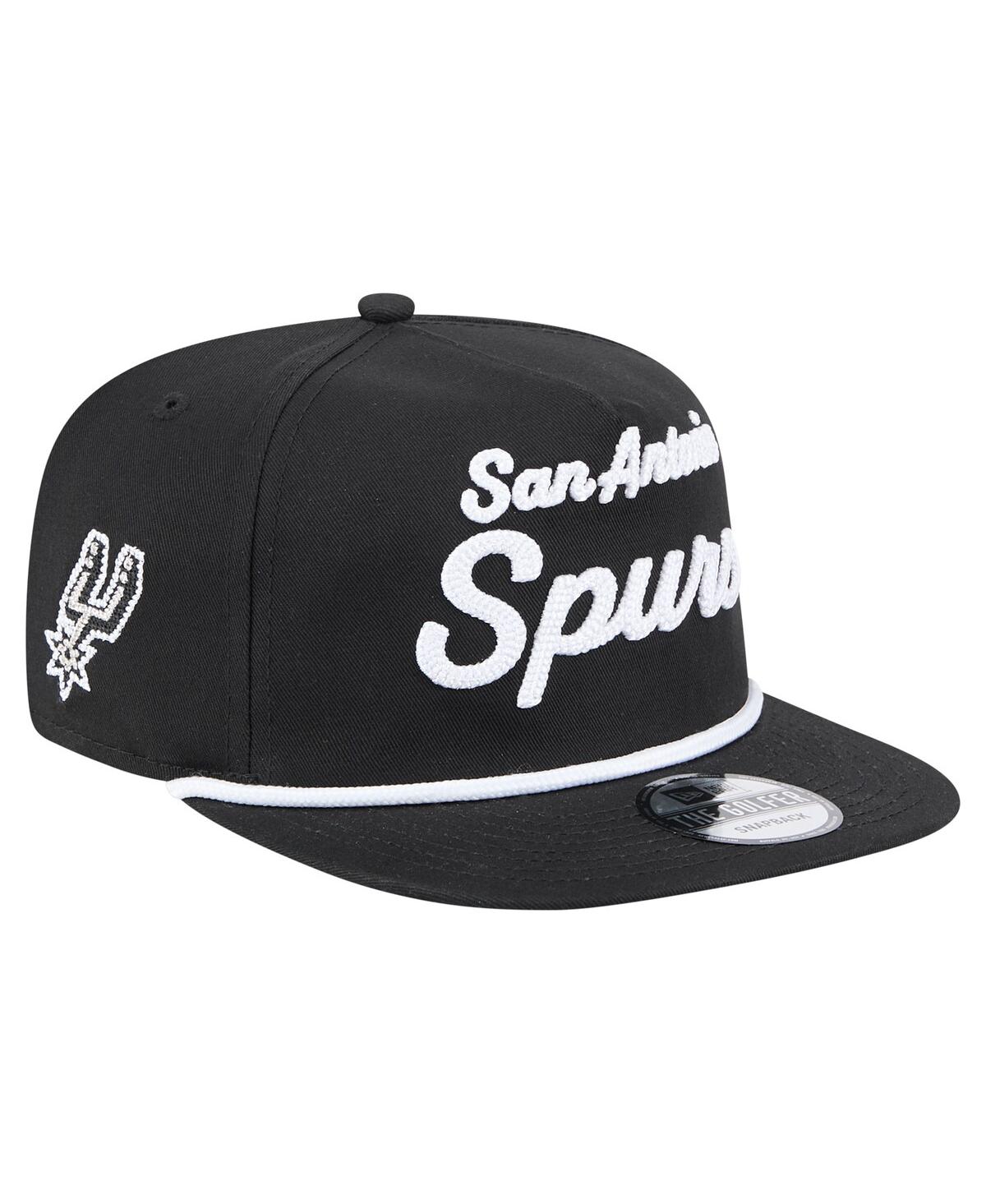 Click here for New Era Mens Black San Antonio Spurs Team Text Gol... prices