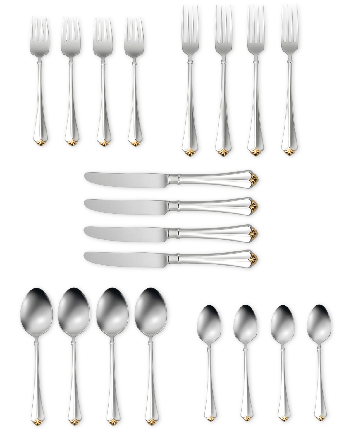 Click here for Oneida 18/10 Stainless Steel 20-Pc. Golden Juillia... prices