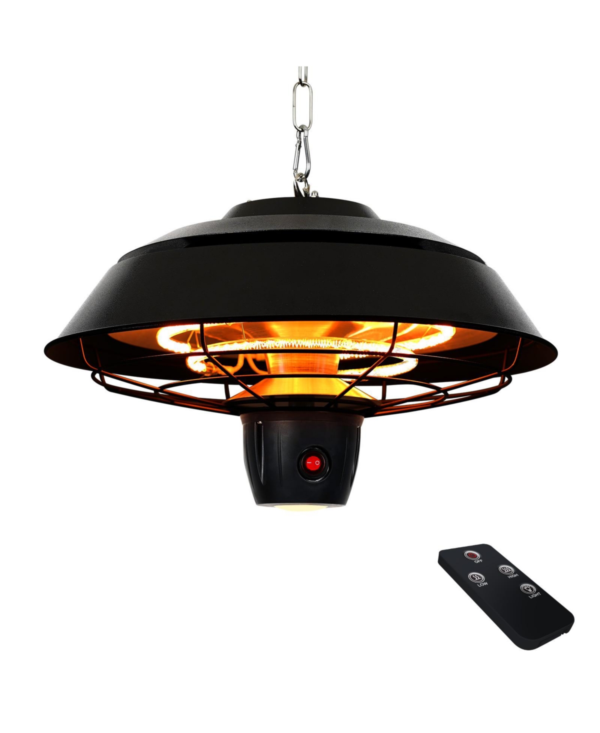 Click here for Electric Hanging Patio Heater With Led Light prices