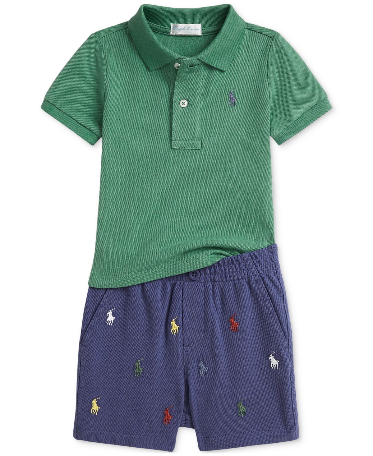 Click here for Polo Ralph Lauren Baby Boys Polo Shirt & Embroider... prices