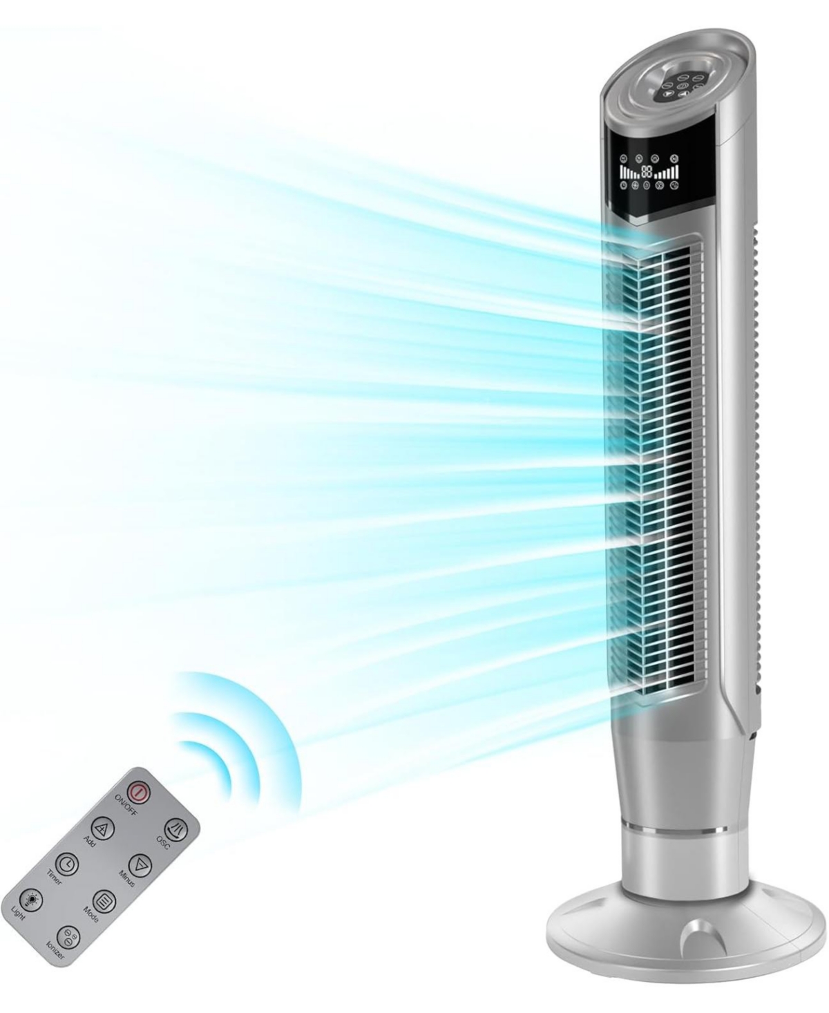 Click here for Cowsar Tower Fan 360°Oscillating Fan Quiet Co... prices