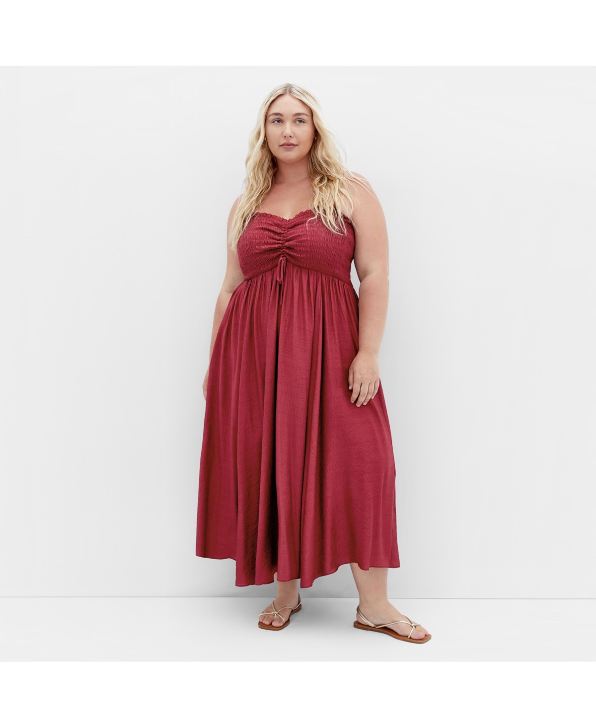 Click here for City Chic Plus Size Maui Maxi Dress - Shiraz prices