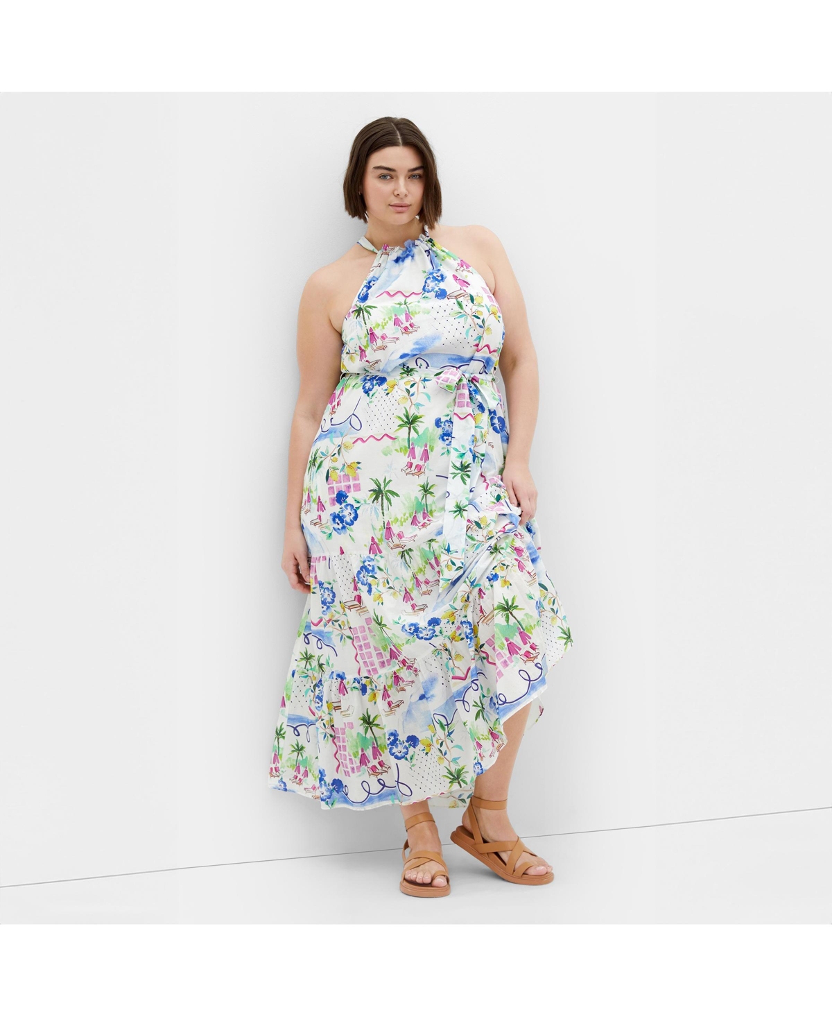 Click here for City Chic Plus Size Island Breeze Maxi Dress - Isl... prices