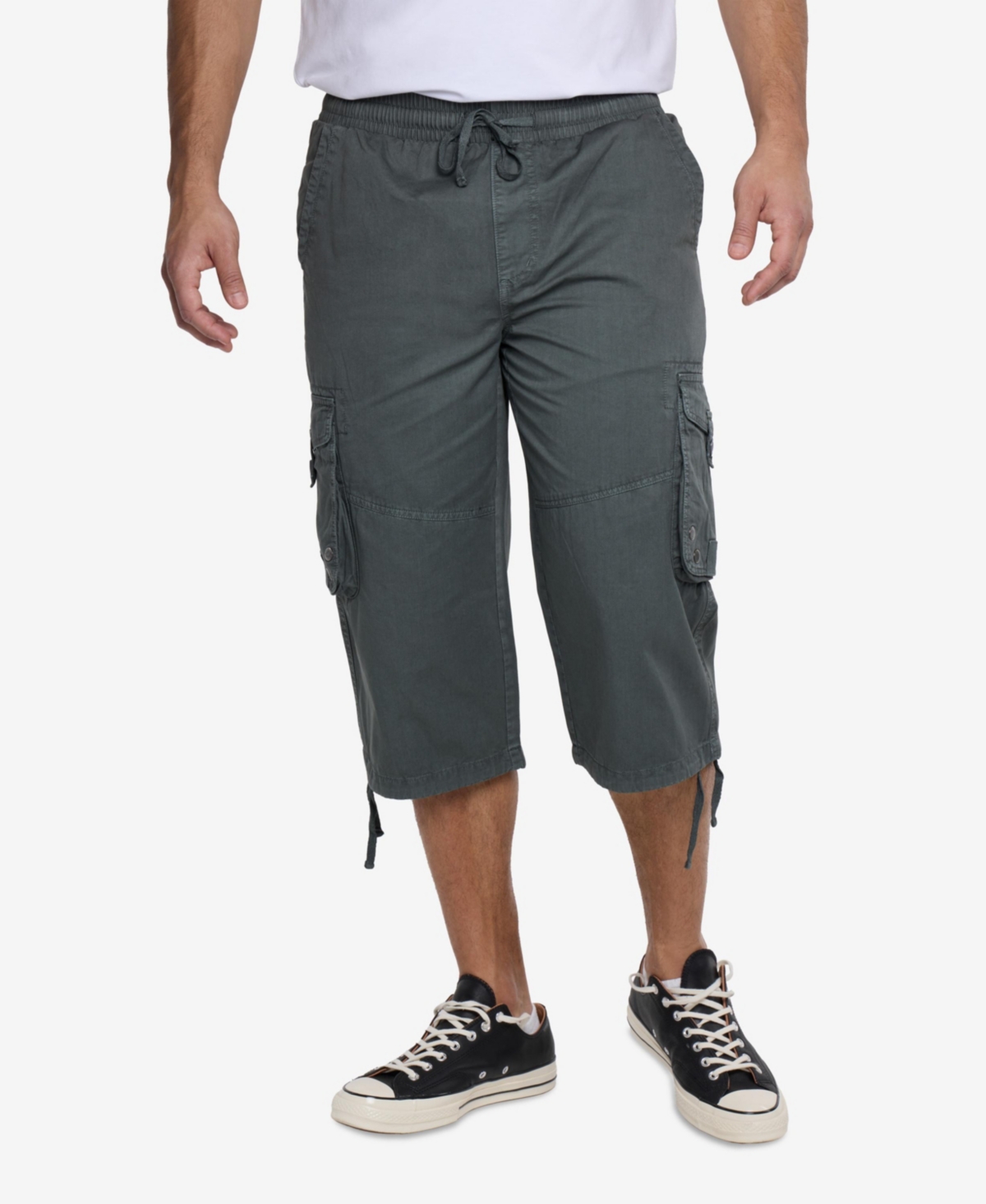Click here for Xray Mens 18" Elastic Waist Capri Long Cargo... prices