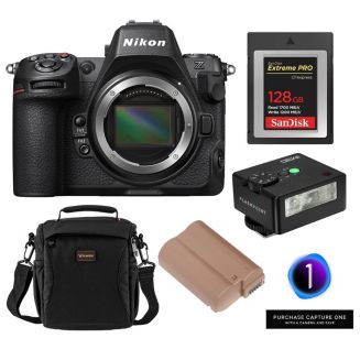Nikon Z8 Mirrorless Camera, Bundle with Alpine Bag, 128GB CFexpress ...
