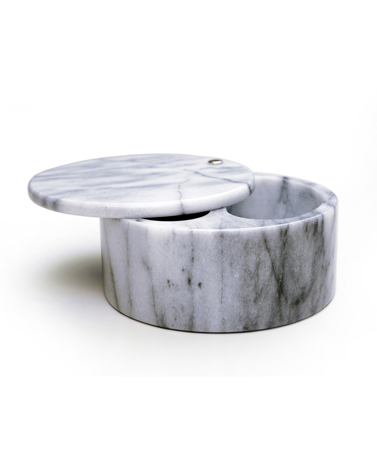 Click here for Rsvp International 5 Ounce Marble Salt Box with Hi... prices