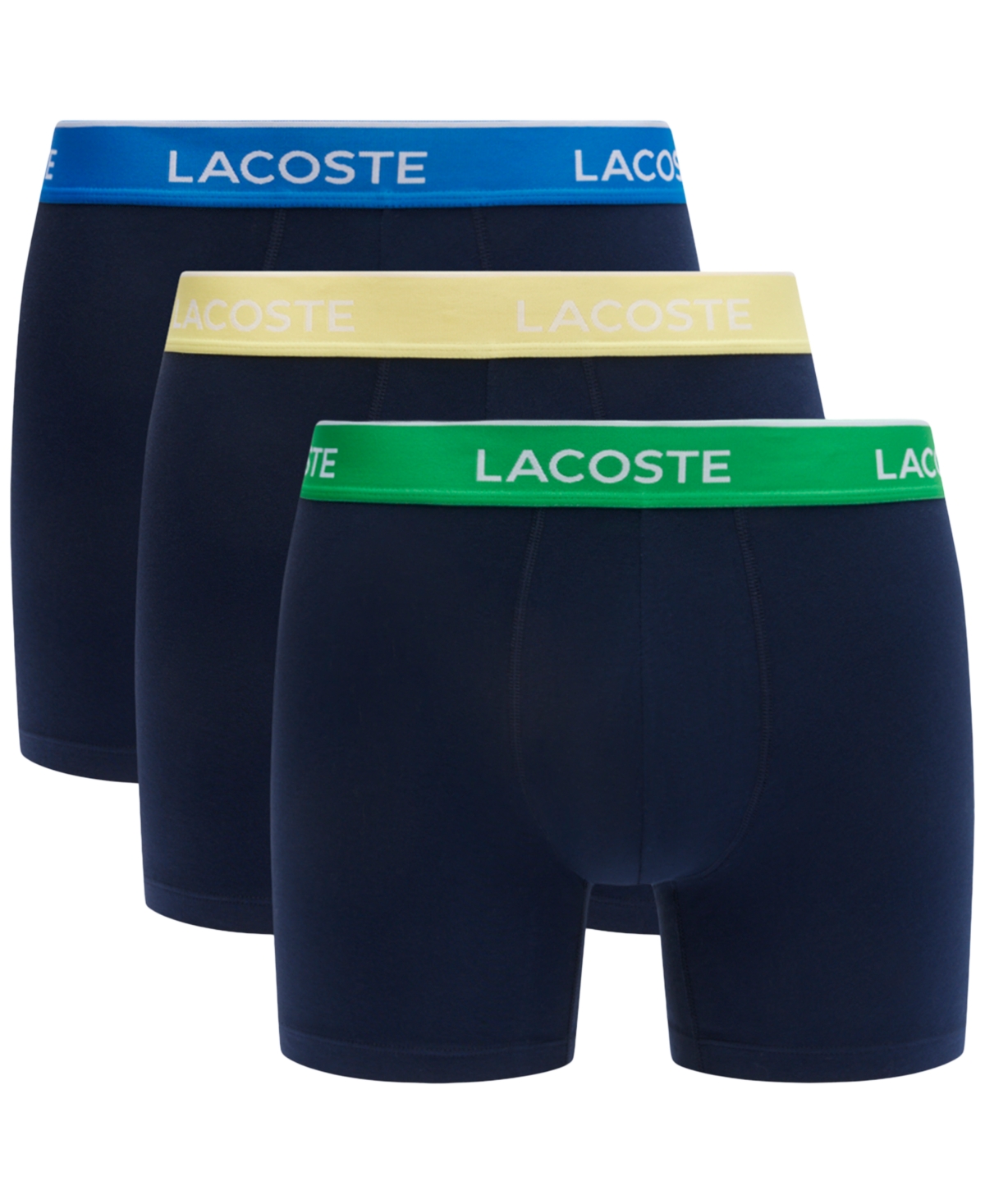 Click here for Lacoste Mens 3-Pack Regular Fit Logo Waistband Box... prices