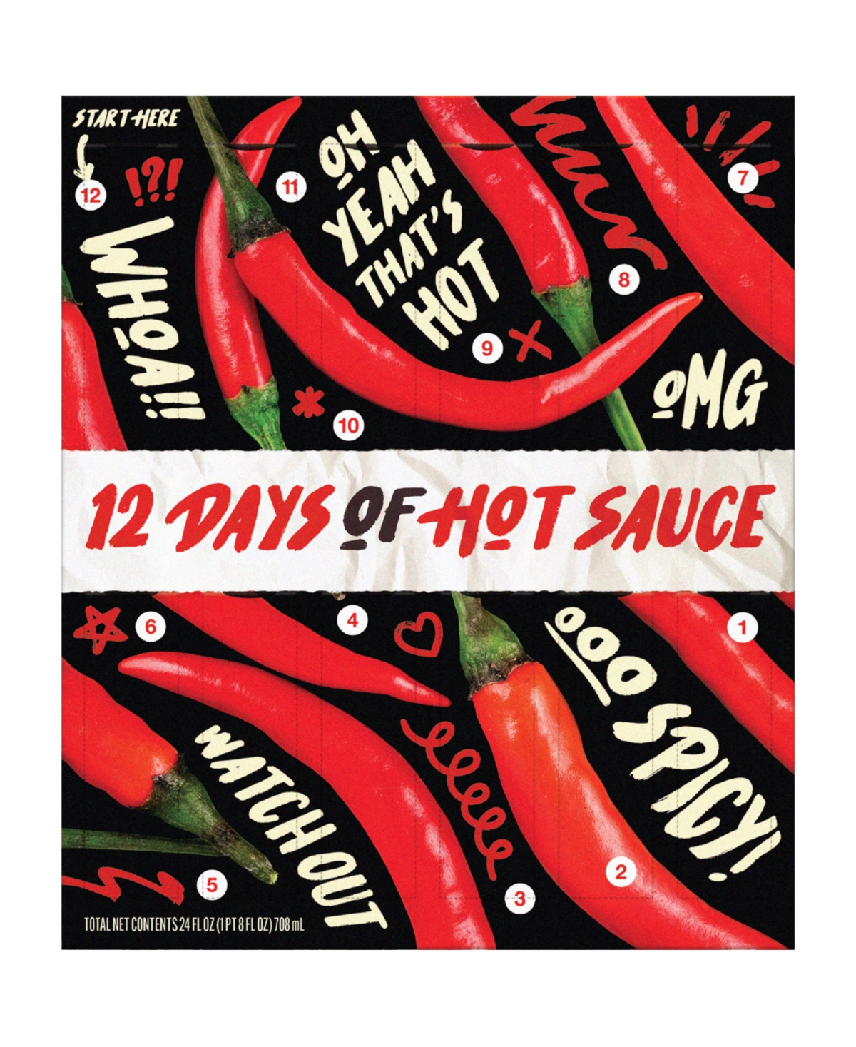 Click here for Msrf Holiday 12 Days of Hot Sauce Gift Box Advent... prices