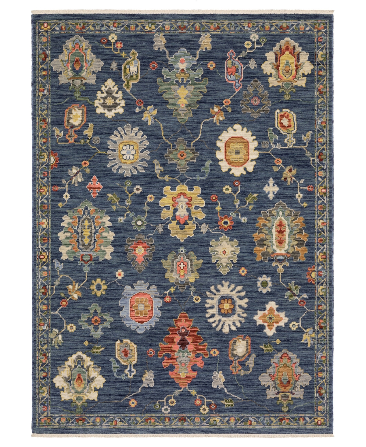 Click here for Oriental Weavers Lucca 2863B 67x96 Area Rug - Blue prices