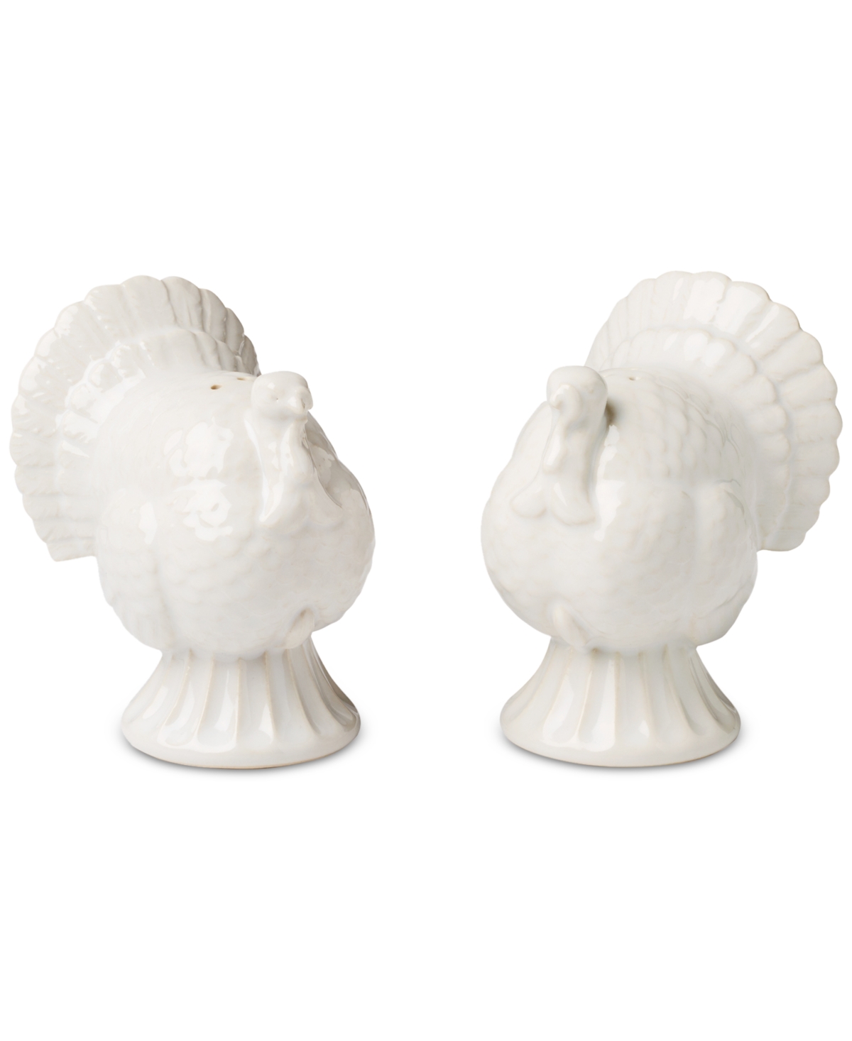 Click here for Lenox French Perle Carved Turkey Salt & Pepper Set... prices