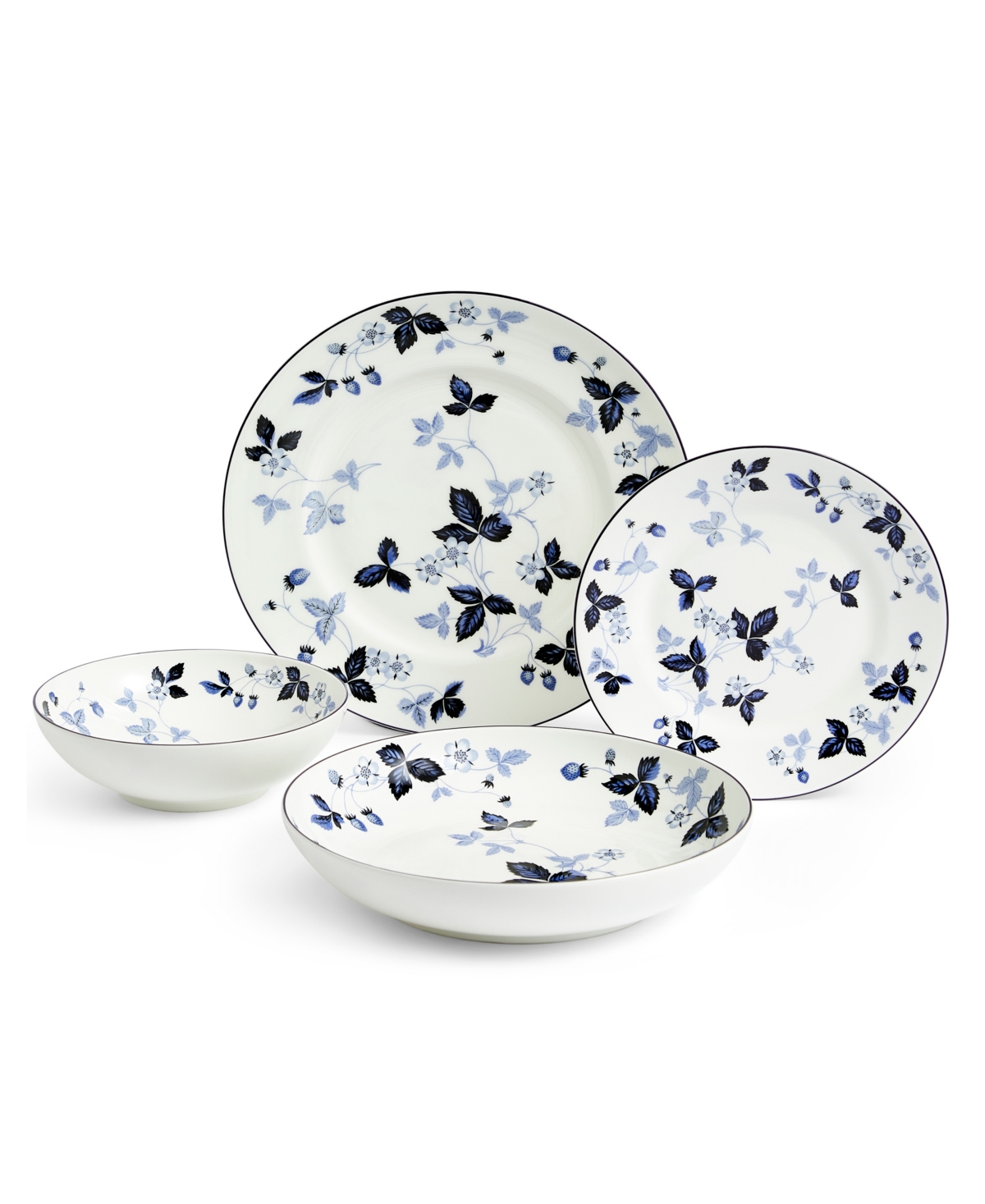 Click here for Wedgwood Wild Strawberry 4-Pc. Dinnerware Set - Bl... prices