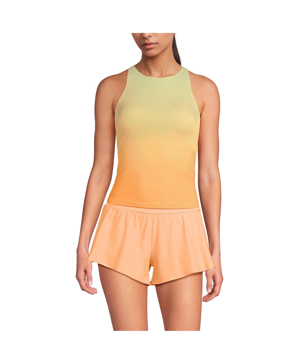 Click here for Lands End Womens D-Cup Tugless High Neck Strappy B... prices