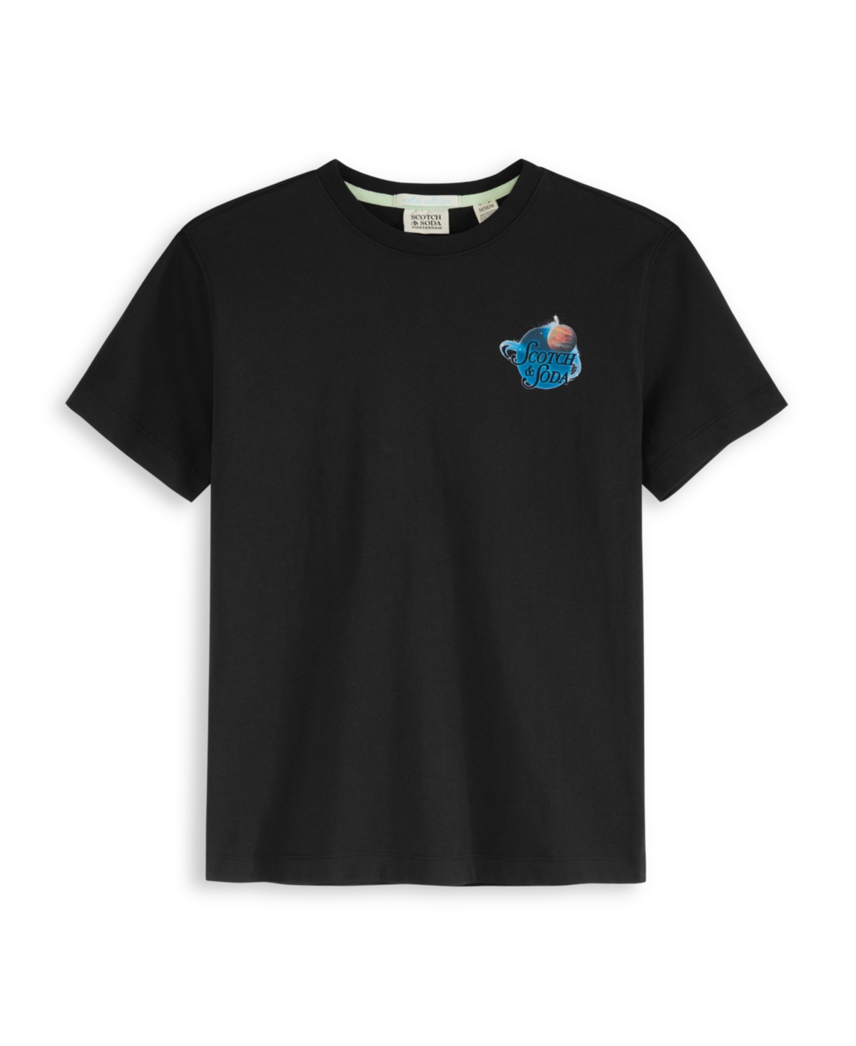 Click here for Scotch & Soda Big Boys Graphic T-Shirt - Black prices