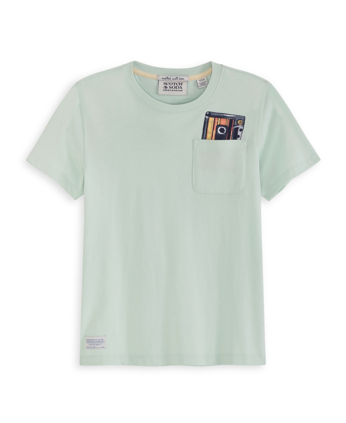 Click here for Scotch & Soda Big Boys Crewneck T-Shirt - Light pa... prices