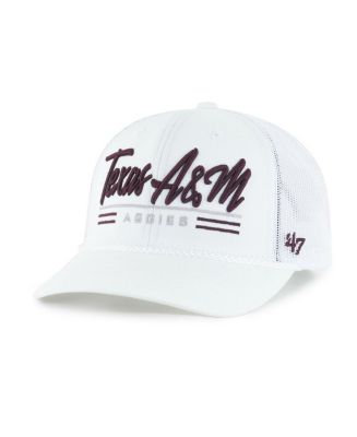 '47 Brand Men's White Texas A&M Aggies Garner Rope Trucker Adjustable ...