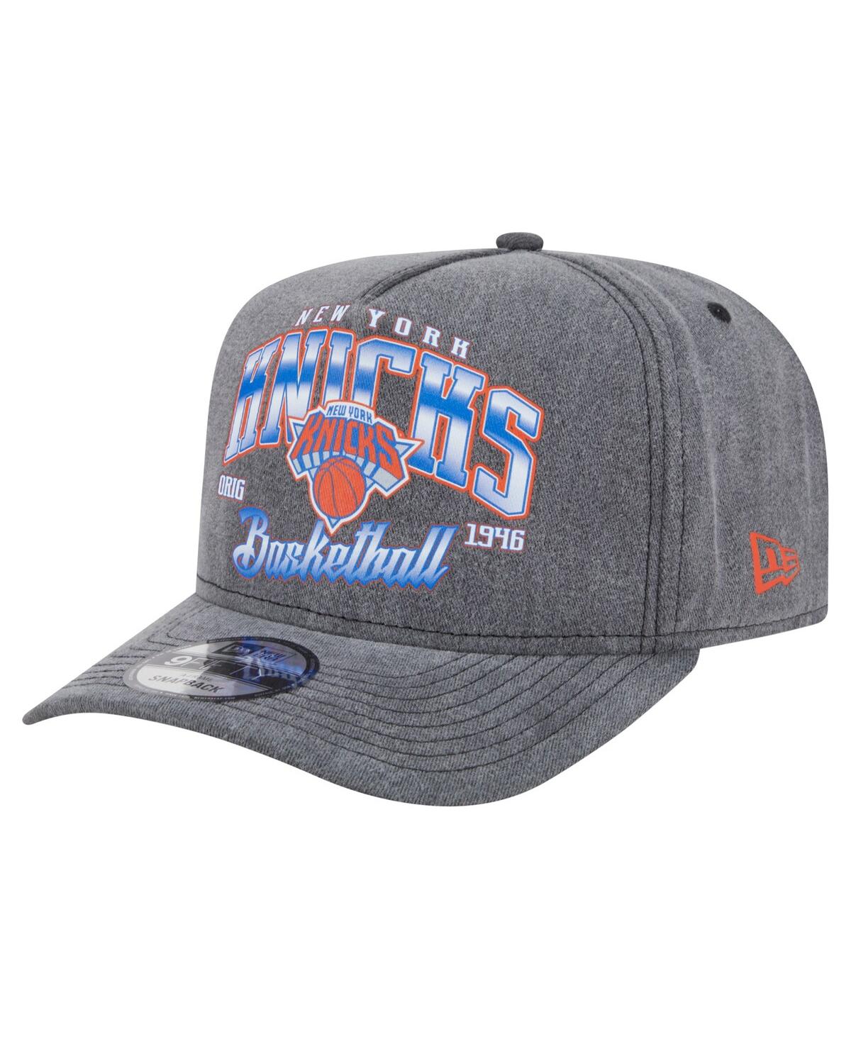 Click here for New Era Mens Charcoal New York Knicks Throwback Wa... prices