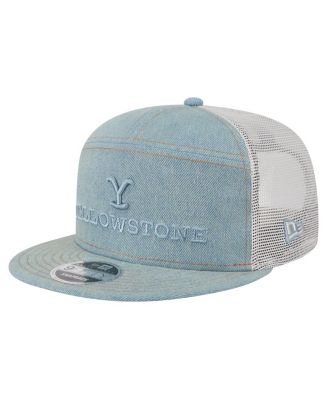 New Era Men's Denim Yellowstone Denim 9FIFTY Snapback Hat - Macy's