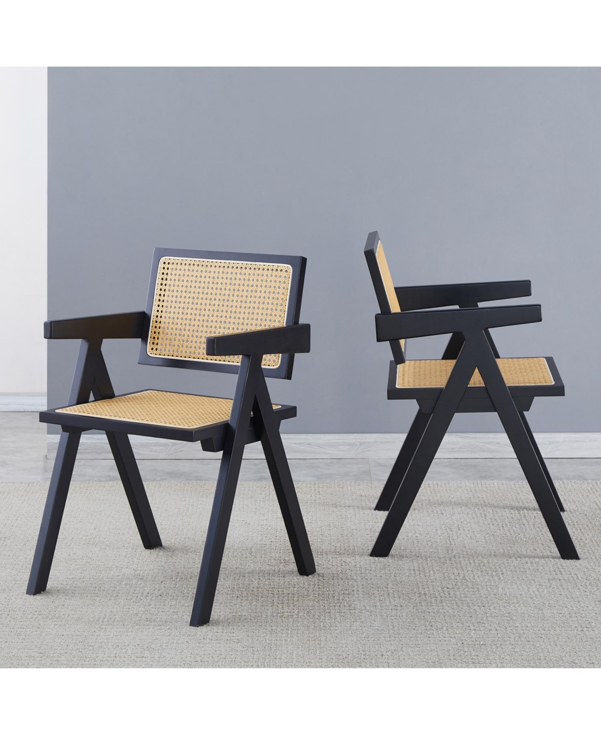 Click here for Streamdale Furniture Rattan Weave Armrest Dining C... prices