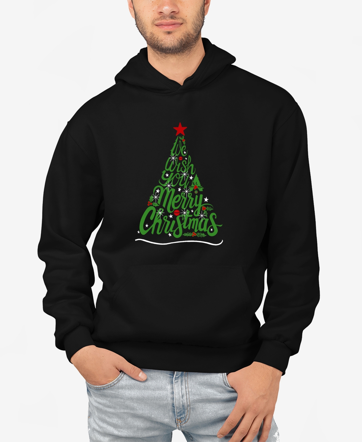 Click here for La Pop Art Mens We Wish You A Merry Christmas Word... prices