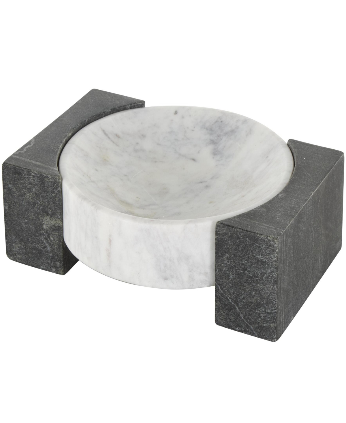 Click here for Rosemary Lane Marble Tray with Black Rectangular B... prices