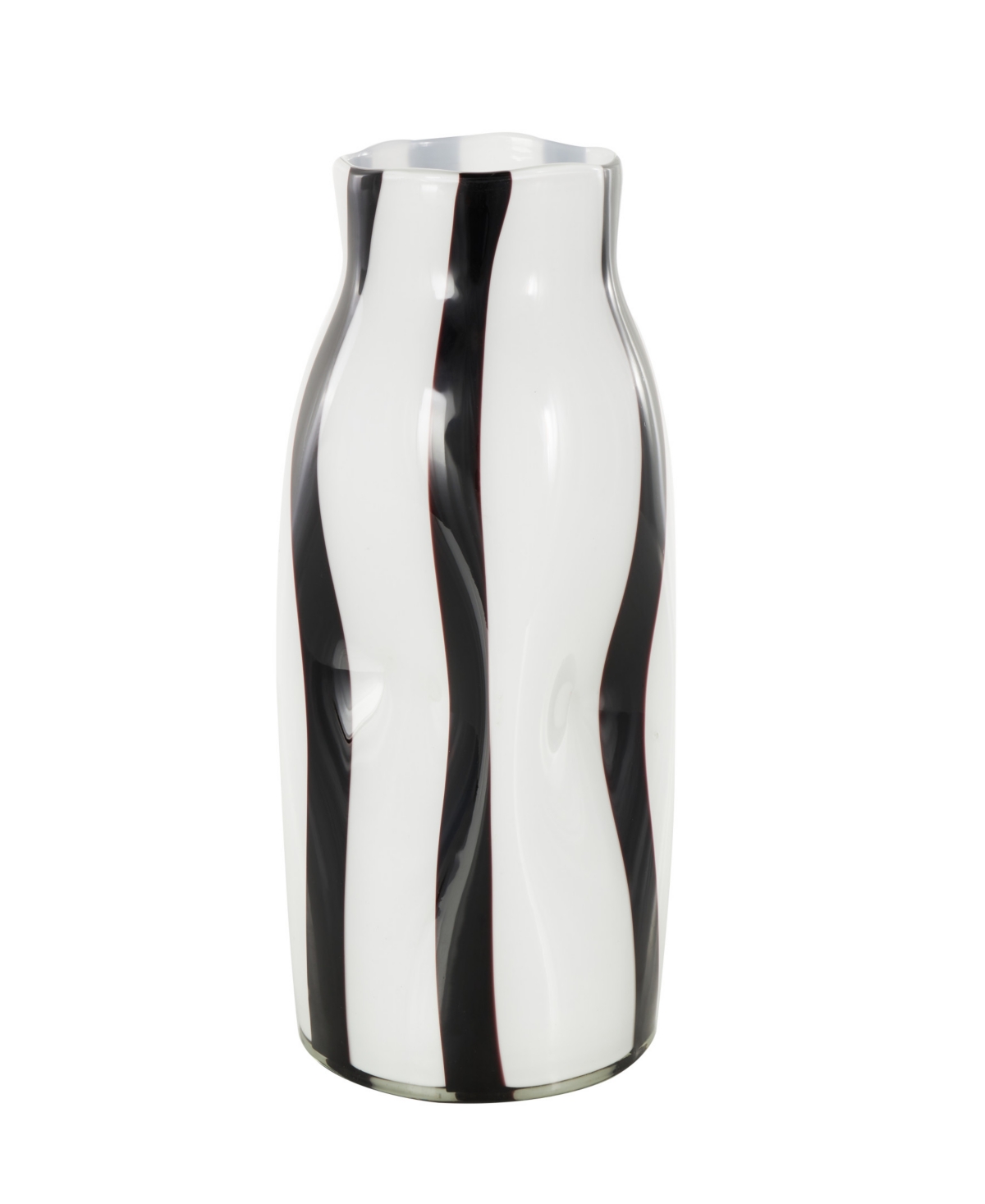 Click here for Rosemary Lane Glass Concaved Round Decorative Vase... prices