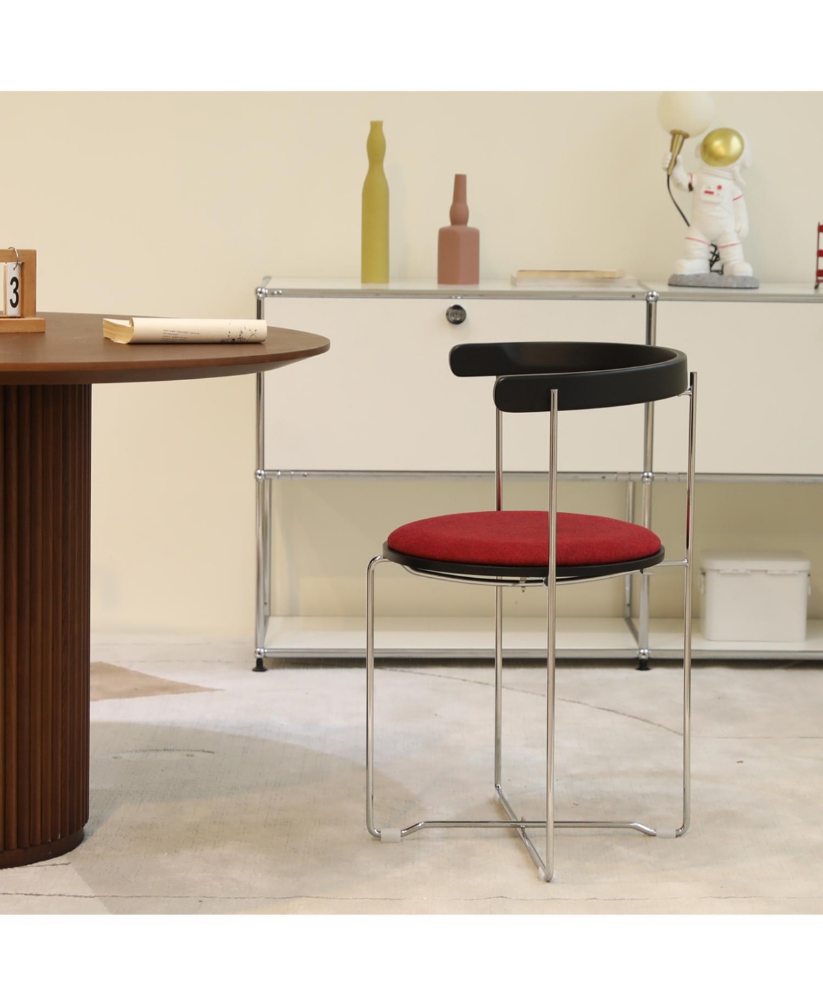 Click here for Streamdale Modern Chrome Frame Folding Chair with... prices