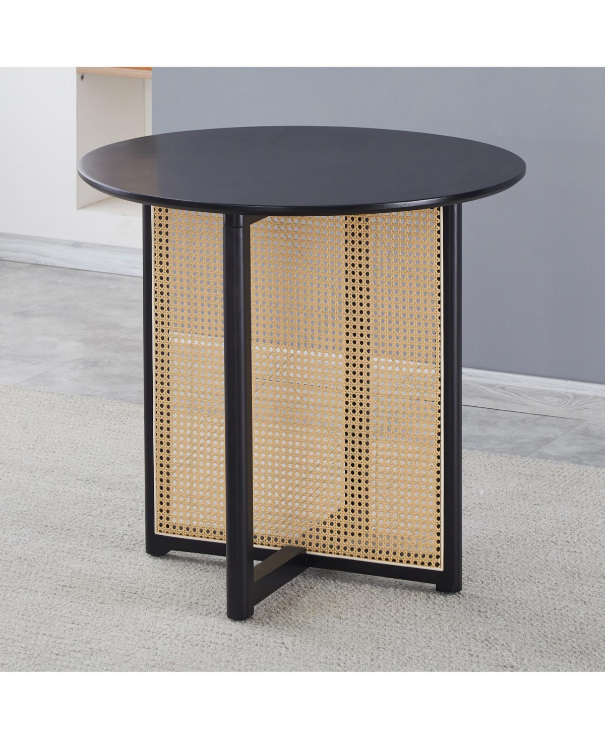 Click here for Black solid wood round table  all solid wood and r... prices