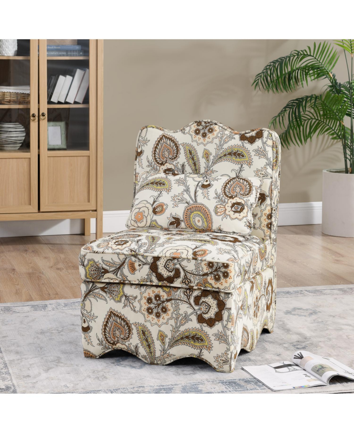 Click here for Streamdale Soft Flannel Dining Chair with Pillow... prices