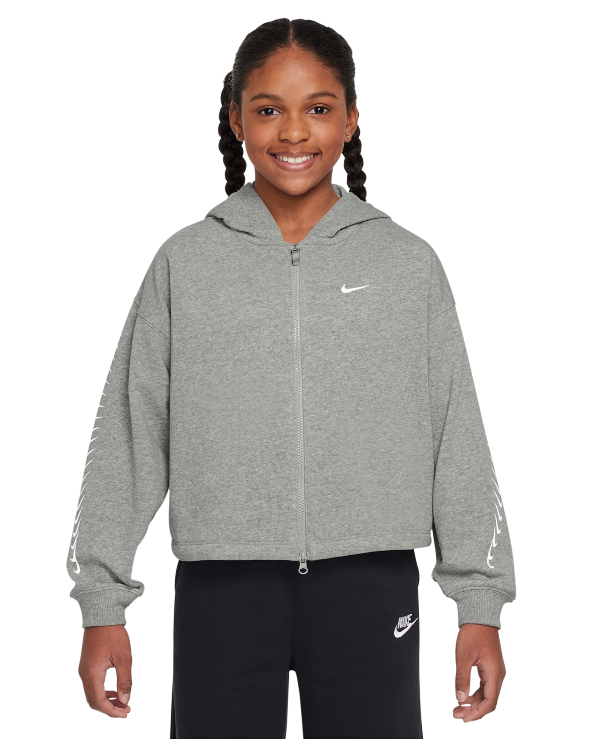Click here for Nike Sportswear Big Girls Dri-fit Fleece Hoodie -... prices