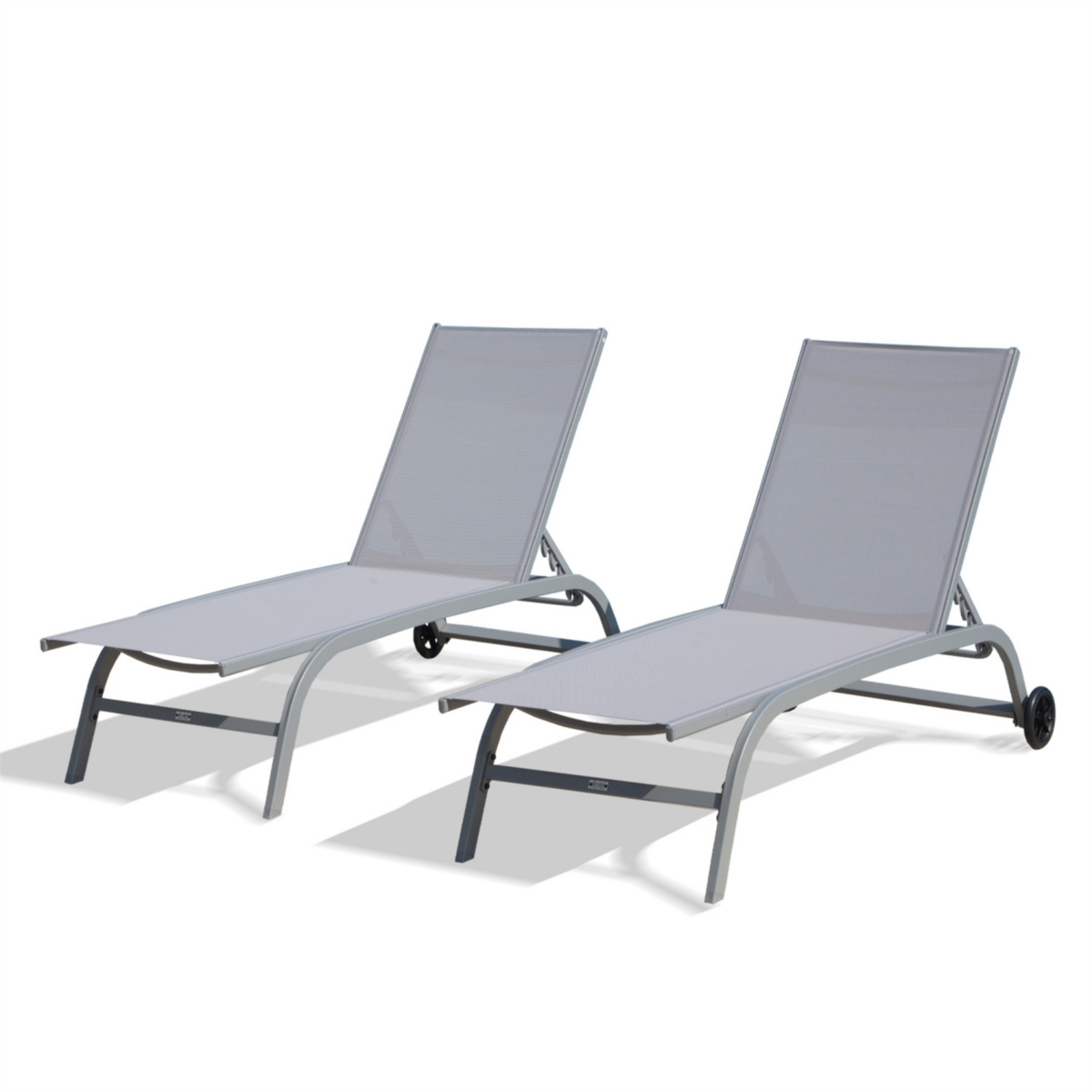 Click here for Streamdale Outdoor Chaise Lounge Set  2 Chairs wit... prices